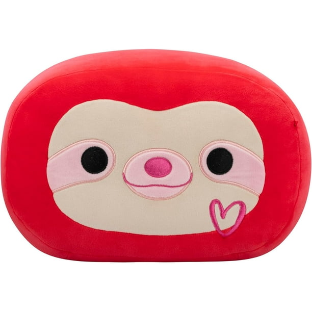 Squishmallows Stackables Original 12-Inch Rupert Red Sloth with Heart ...