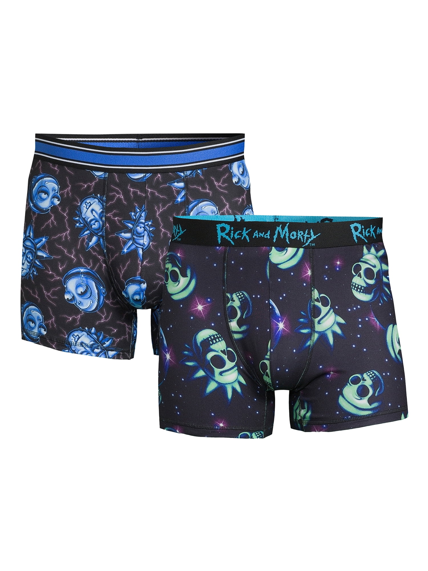 Rick and Morty Men's Boxer Briefs, 2-Pack, Sizes S-2XL - Walmart.com