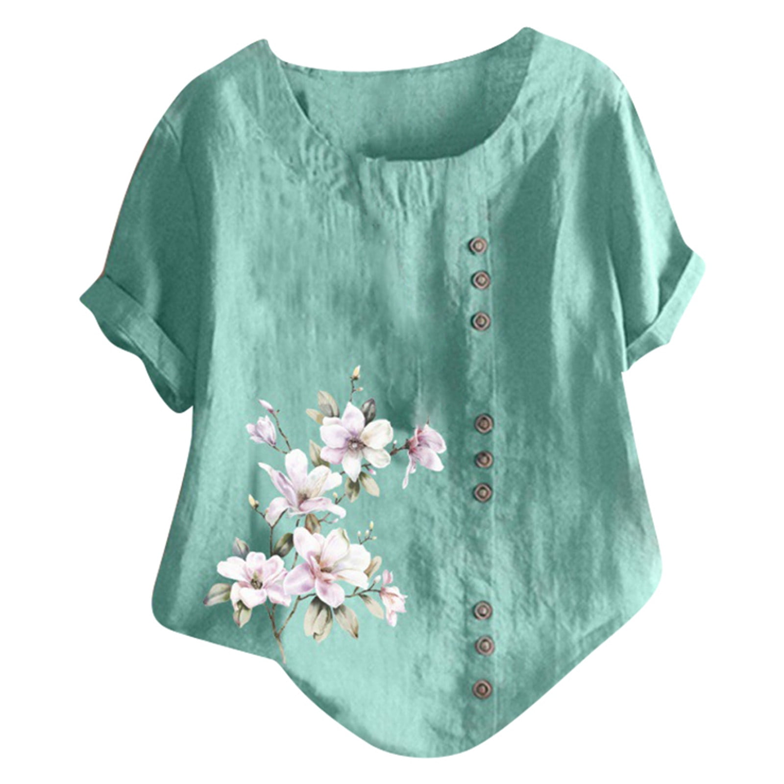 Click here for Icvfdpl Women Tshirts New Printed Pullover Short S... prices