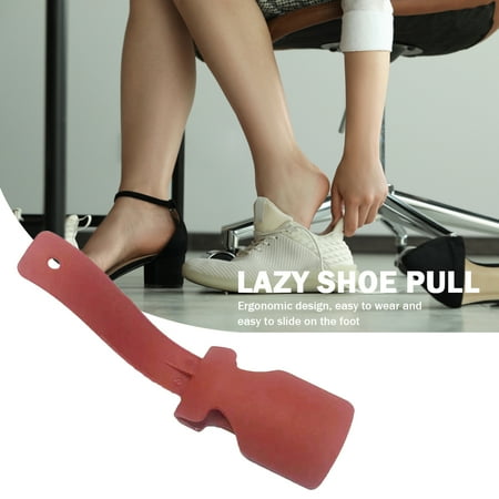 TB&W 2pcs Lazy Shoe Helper Ergonomic Shape Unisex Wear Shoe Horn Helper ...