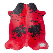 Free Shipping! 100% Genuine Leather Cowhide Rug with Tiger Print ...