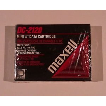 Maxell Mini Data Cartridge 120/250 MB - QIC 80 Formatted - 2 Pack ...