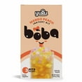 (3 pack) Yulu Instant Boba Mango Peach Tea, Bubble Tea Kit, 3 Drinks ...