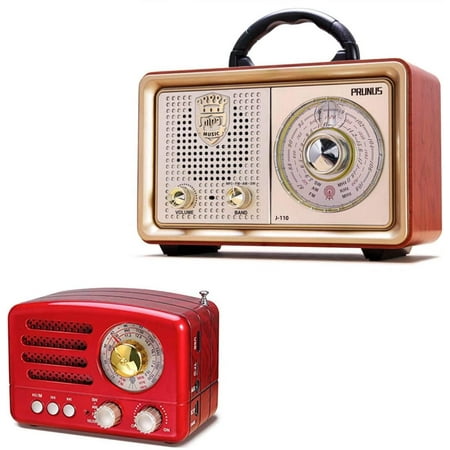 LuoHeng J-160 Retro AM FM Shortwave Radio, J-110 Vintage AM FM ...