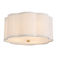 8-Petal Flush Mount Ceiling Lamp, Cream White Indoor Light Fixture 110V ...