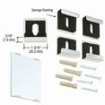 CRL 3061501 Brite Chrome Quartet Mirror Clip Set - Walmart.com