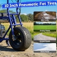 TOXOZERS 50cc Mini Bike, Gas-Powered Mini Dirt Bike with Extra-Wide ...