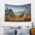 Deer Print Tapestry Wall Hanging, Aesthetic Home Decor for Bedroom or ...