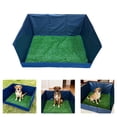Washable Pet Grass Pee Pad Potty Training Toilet With High Wall Design ...