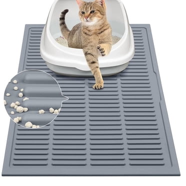 Catit Litter Pan Mat, Grey - Walmart.com