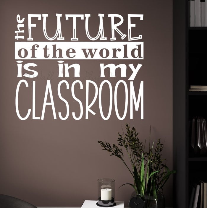 Future of Work In My Classroom School Wall Decor Sticker Teacher Art ...