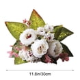 Cinvoph Artificial Flower Handheld Wedding Bouquet Realistic Floral for ...