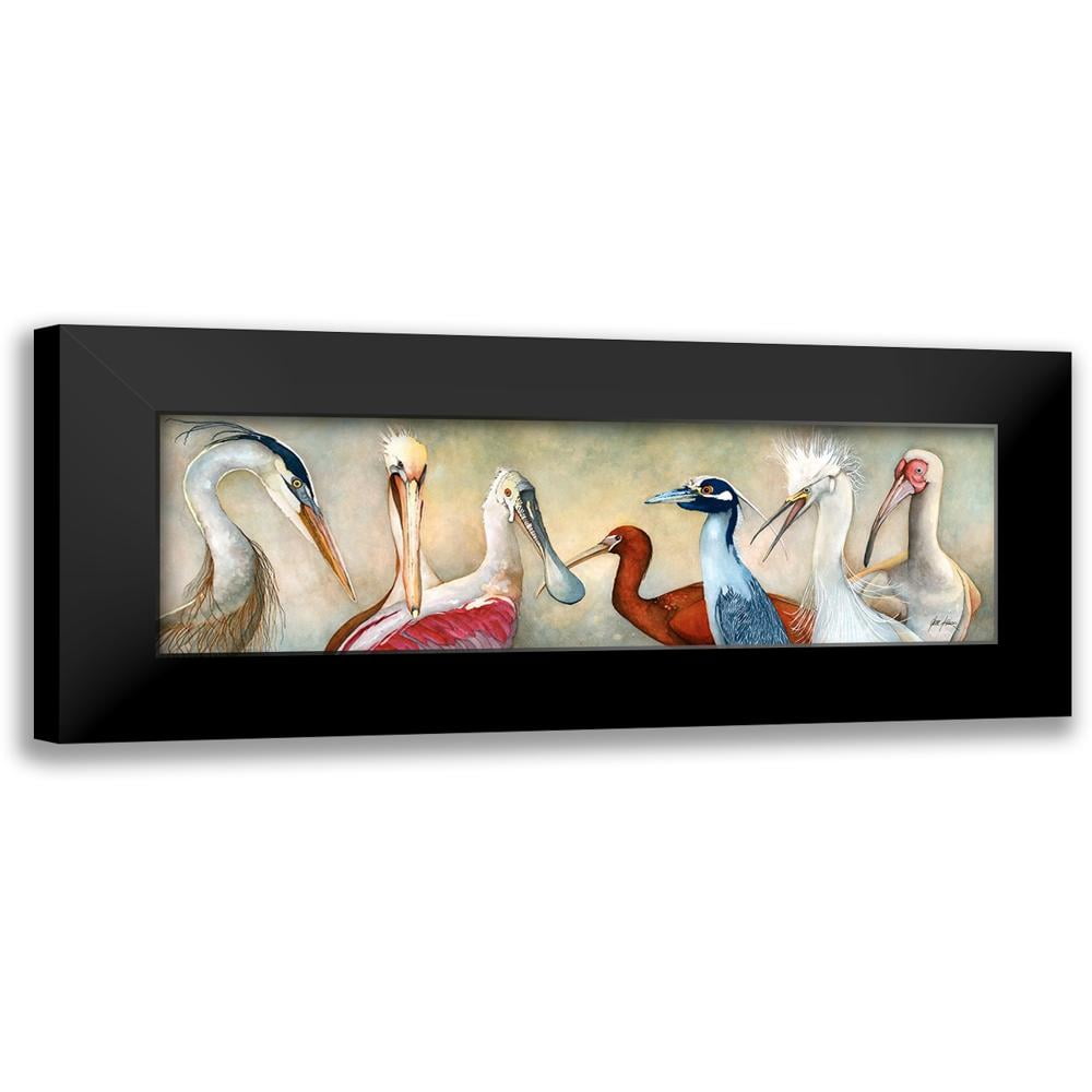 Rizzo, Gene 24x10 Black Modern Framed Museum Art Print Titled - Heads ...