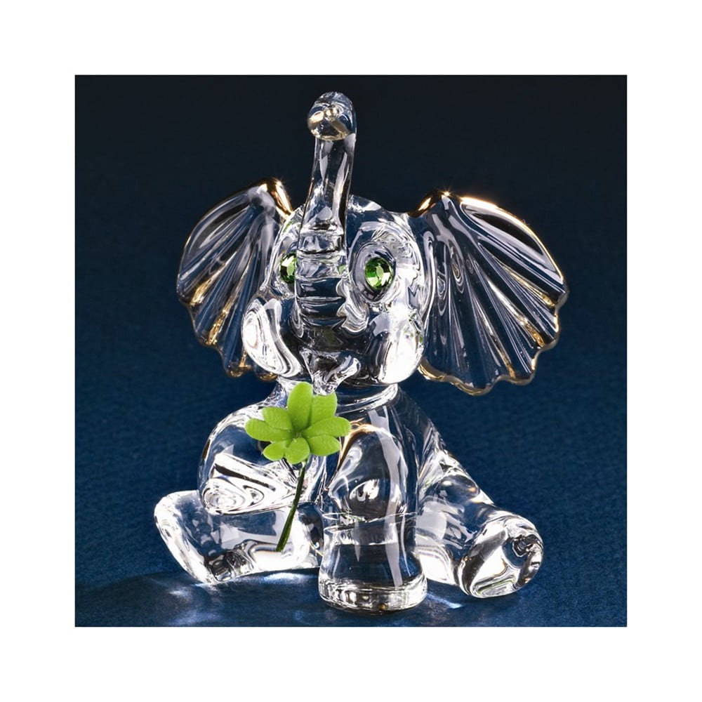 Good Luck Elephant Glass Figurine - Walmart.com