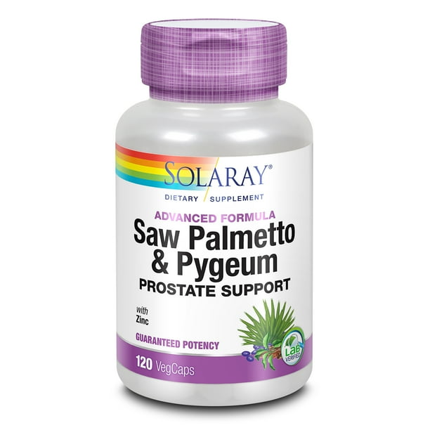 Solaray Pygeum and Saw Palmetto Berry Extracts | Mens Health & Prostate ...