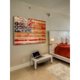 Marmont Hill American Flag On Natural Pine Wood Print On Natural Pine ...