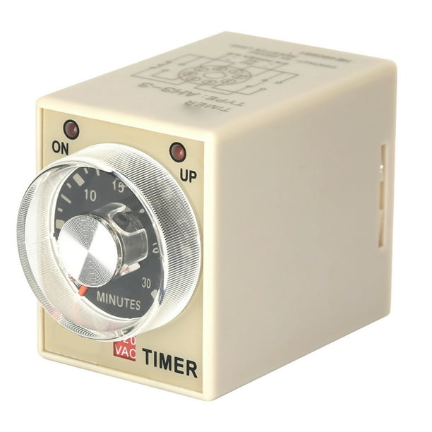 A Timer Relay,220VAC 30Minutes Power On Timer Time Relay Power On Delay ...