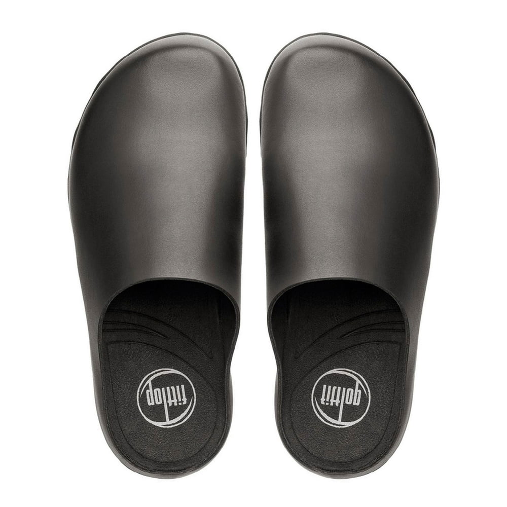 FitFlop - FitFlop™ Women's Shuv™ Leather Clogs, Black, 8 - Walmart.com ...