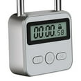 QueMer LCD Display Travel Electronic Timer Padlock Time Management ...