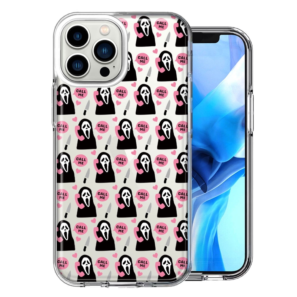 MUNDAZE Apple iPhone 14 Pro Max Pink Horror Valentine Character ...