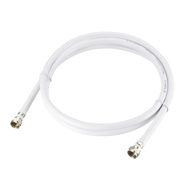 RG6 Coaxial Cable Con F Tipo Macho a F Tipo Macho Conectores 6 Pies ...