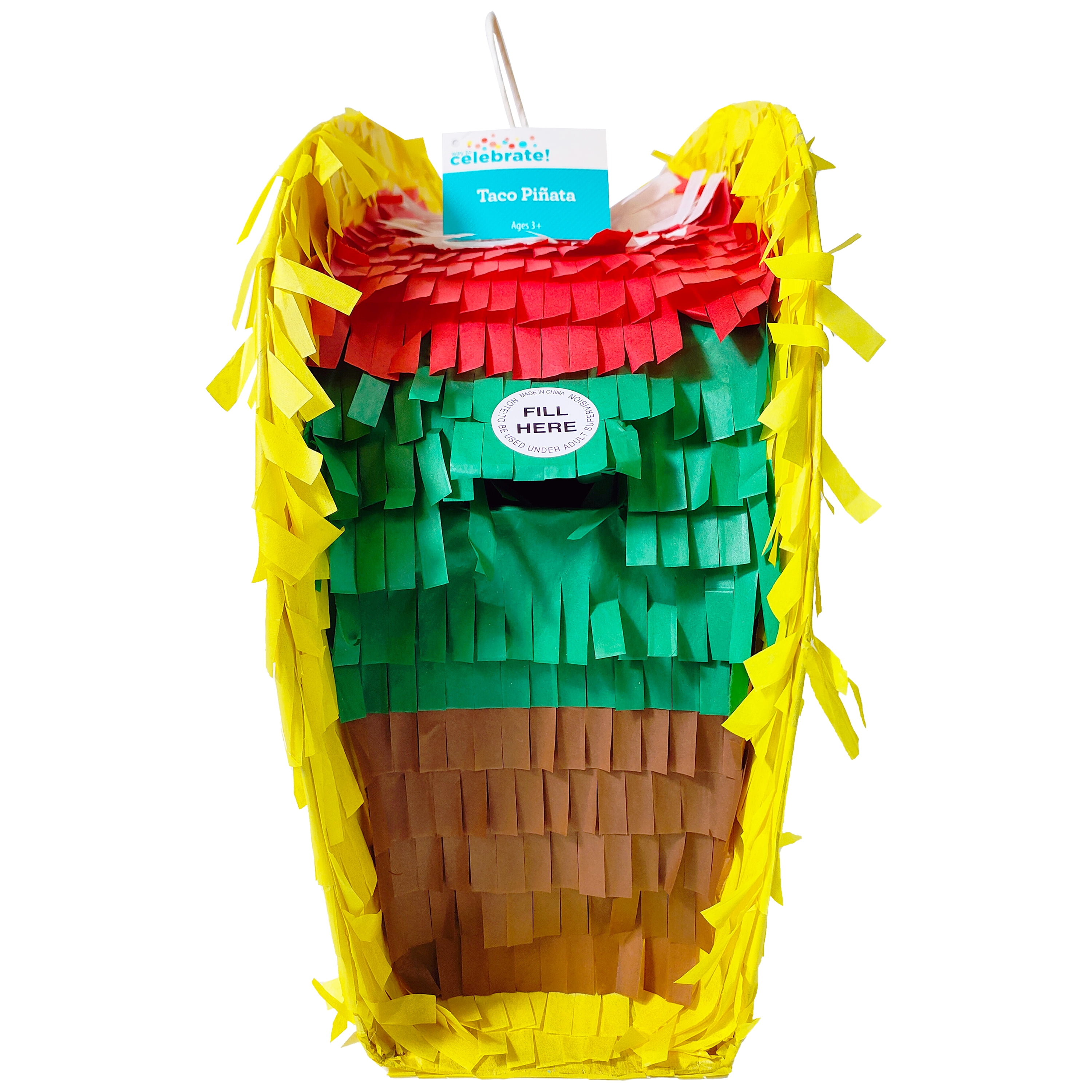 Way to Celebrate Party Favor Taco Pinata - Walmart.com