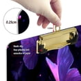 Acrylic Writing Board Gold 12.5*9 Inch Clipboards Transparent Acrylic ...
