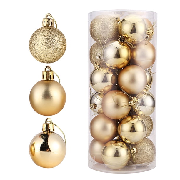 24Pcs Christmas Balls Party Xmas Tree Decorations Hanging Ornament ...