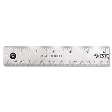 "Westcott Colored Finger Grip Ruler, 12"", Metric & Imperial, Plastic ...