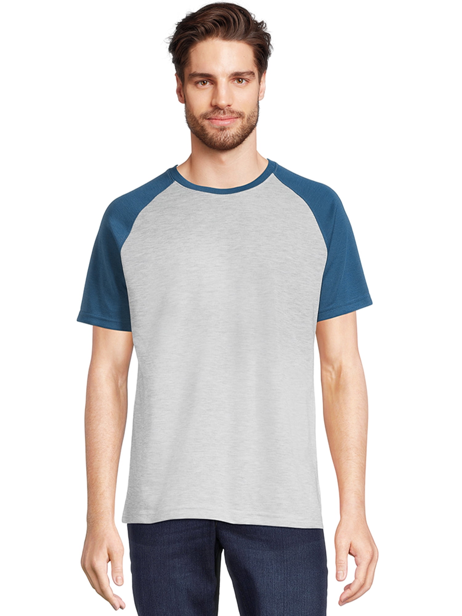 George Men's Raglan Tee with Short Sleeves - Walmart.com