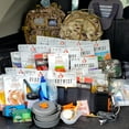 Family Comfort 72 Hour Survival Kit Backpack for 2 - Easy to Prep Food, Water, Tools, Lighting ...