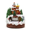 JAKI Building Block Christmas Tree Mechanical Music Box with Toy Train ...