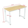 PIT66 Oak Wood Gaming PC Laptop Workstation Computer Desk Table, Office ...