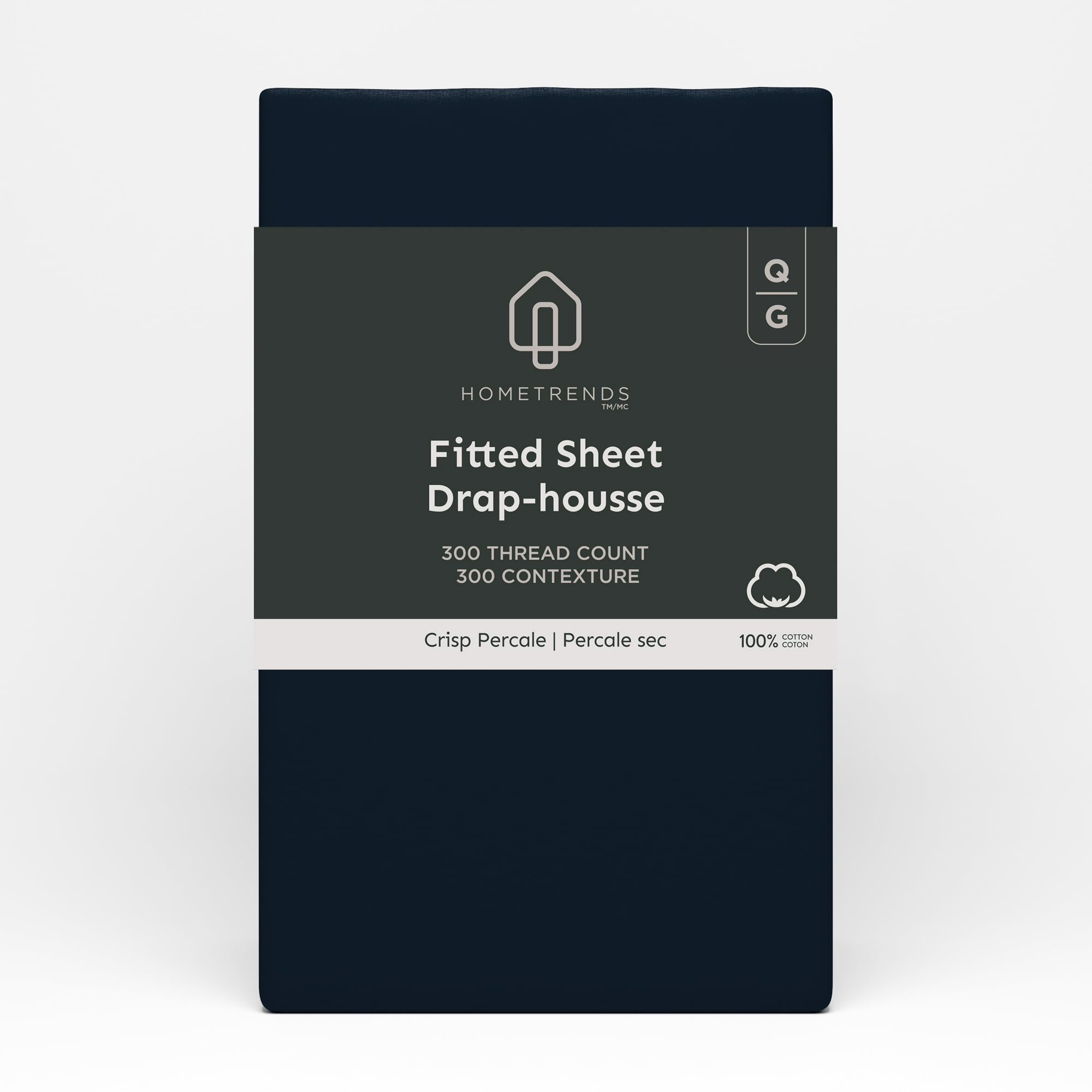 Click here for Hometrends 300 Tc Brushed Percale Fitted Sheet prices