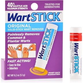 WartStick Maximum Strength Salicylic Acid Solid-Stick Common and ...