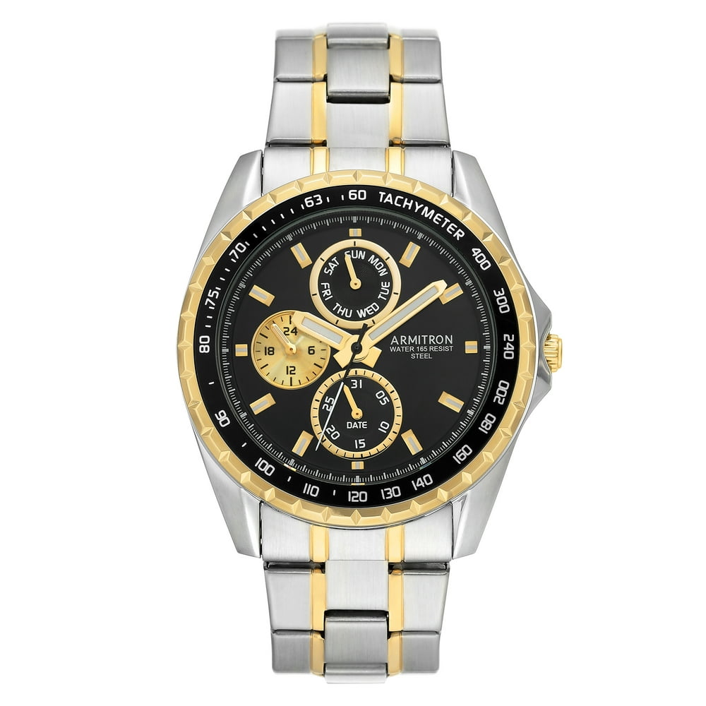 Armitron - Armitron Men's Two-Tone Stainless Steel Watch - Walmart.com ...