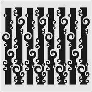 5x5 Stars Space Pattern Stencil - Walmart.com