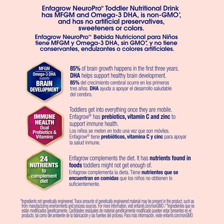 Enfagrow NeuroPro Toddler Nutritional Drink, Natural Milk Flavor ...
