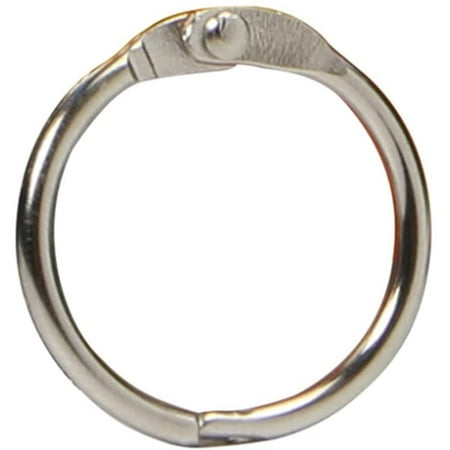 Lepai 30 PCS Metal Buckle Stationery Book Binding Ring Buckle Card Ring ...