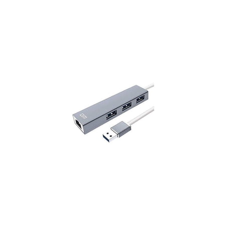 CHB012 3 ports USB3.0 Hub 5Gbps 100M comwork Port RJ45 Adapter USB Hub ...