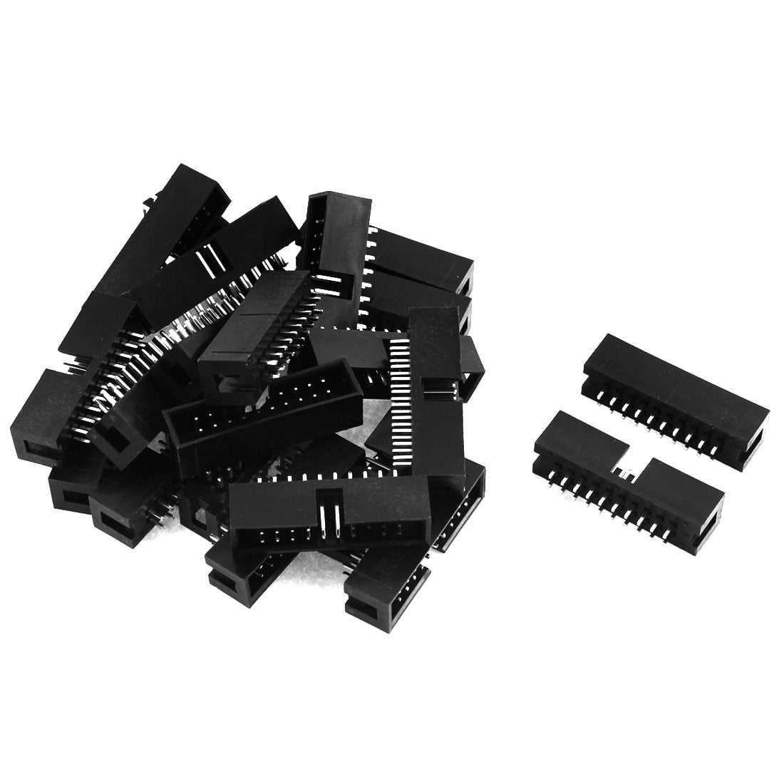 22pcs 2x10 20-Pin 2.54mm Pitch Straight Box Header Connector IDC Male ...