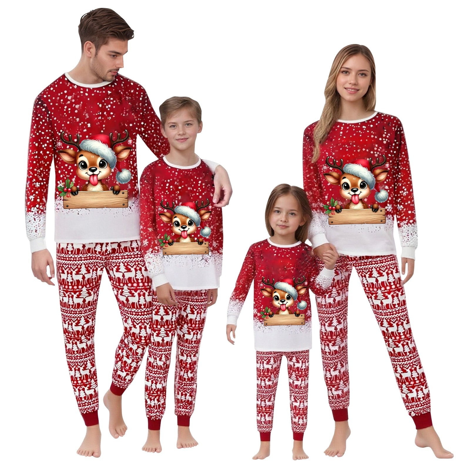 Click here for Zhanying Family Christmas Pajamas Matching Sets Sl... prices