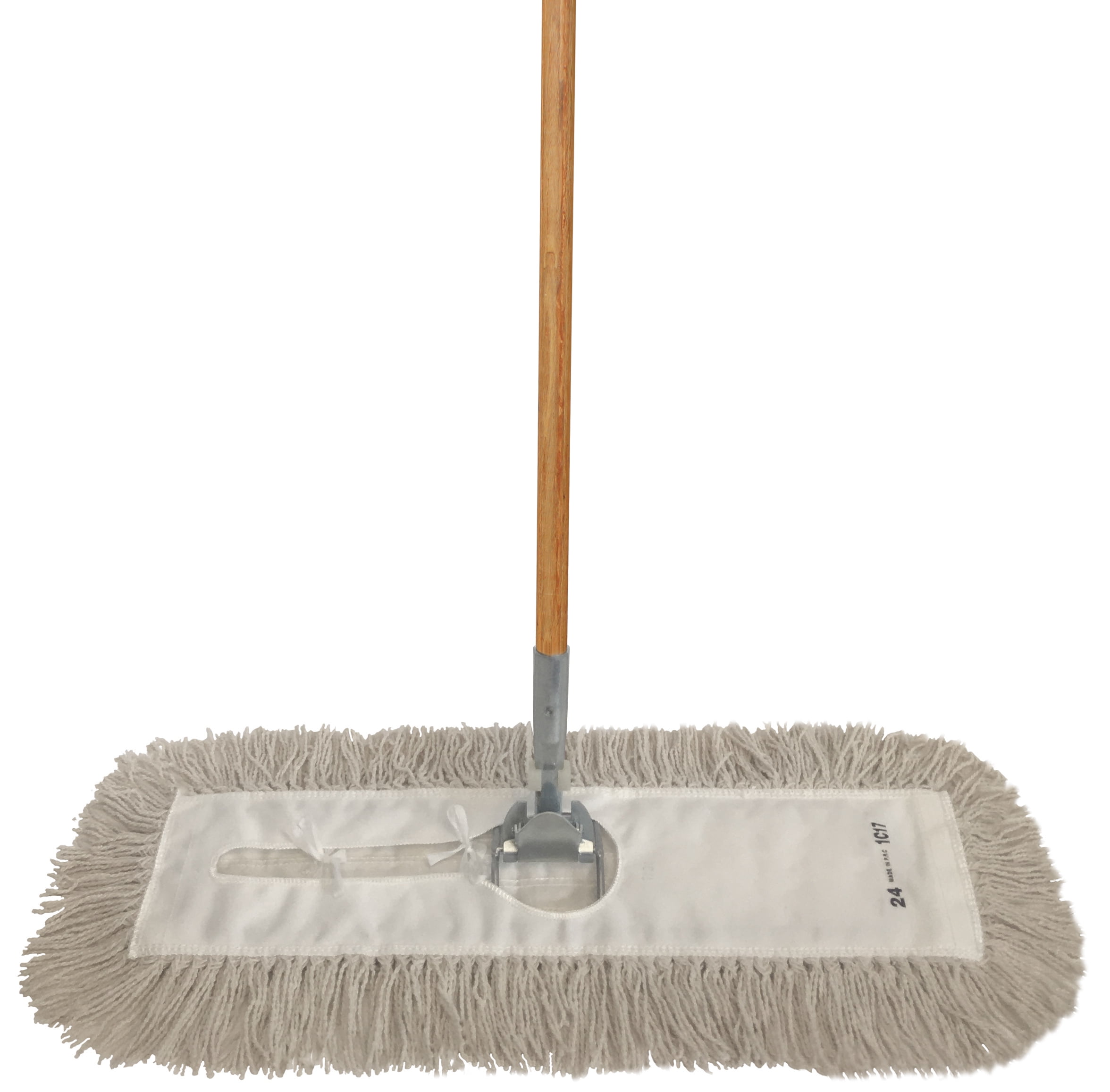 Dust Mop Kit 60" - White Industrial Closed Loop Dust Mop, Wire Dust Mop ...