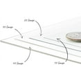 Clear Marine Vinyl Sheeting, 30 Gauge, 5 Yard Roll of Transparent ...
