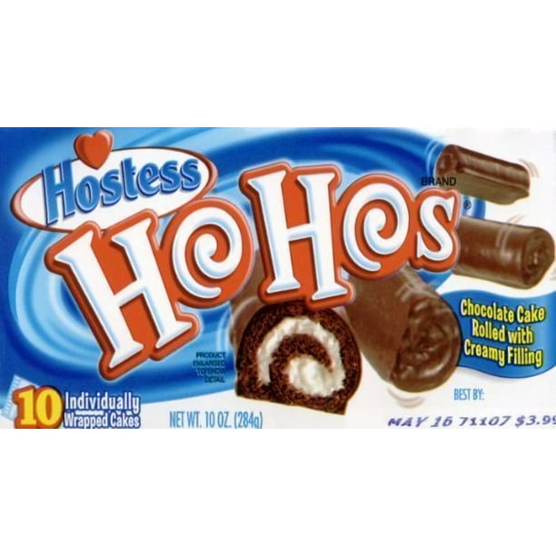 Hostess, Ho Ho's, Snack Cakes, 10oz Box (Pack of 3) - Walmart.com