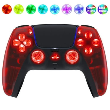 Blue Nebula Silent Modz LED Light Up Buttons Wireless Custom Controller ...