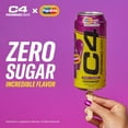 C4 Performance Energy Drink, Popsicle Variety Pack Flavor, Zero Sugar, Carbonated, 16 oz can (12 ...