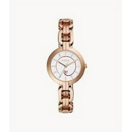 Fossil Women's Kerrigan Three-Hand Rose Gold-Tone Stainless Steel Watch ...