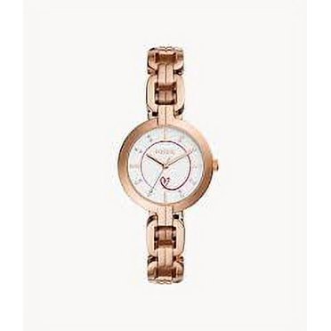 Fossil Women's Kerrigan Three-Hand Rose Gold-Tone Stainless Steel Watch ...