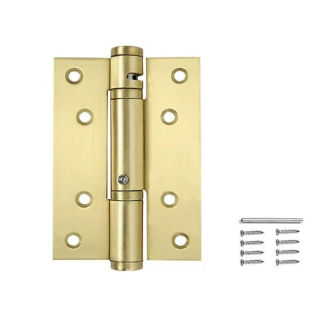 Hinges, 2 Pieces Stainless Steel Door Hinges with 16 Pieces of Screws ...